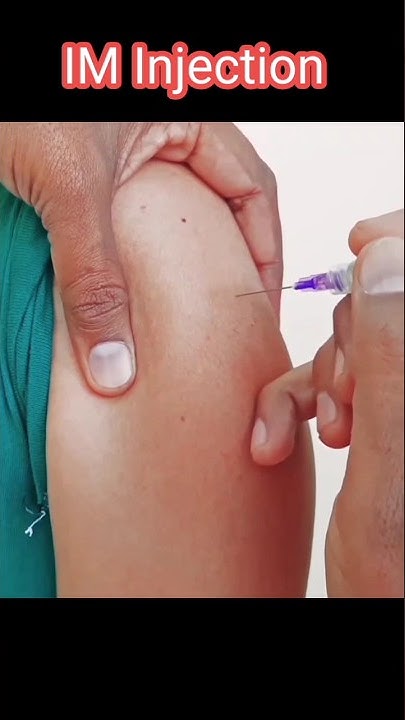 Intramuscular ( IM ) Injection || Deltoid Muscle || IM Injection Technique || #iminjection # ...