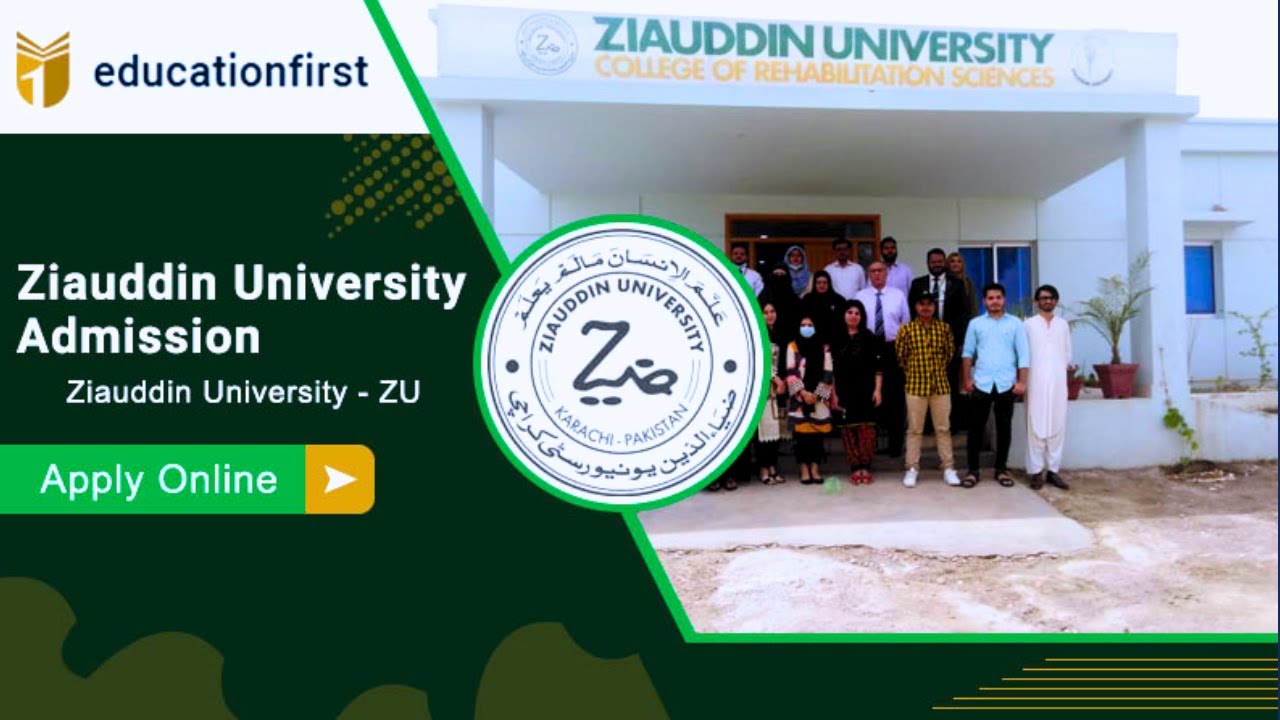 ziauddin university online apply || How to apply onlin in Ziauddin ...