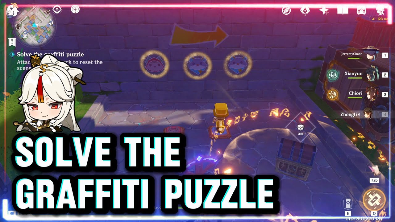 Solve the Graffiti Puzzle | Genshin Impact - YouTube