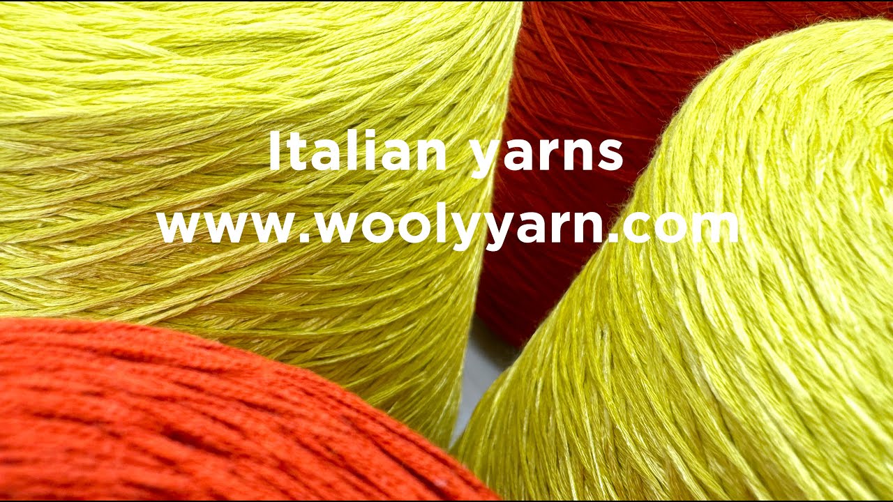 Italian yarns - YouTube