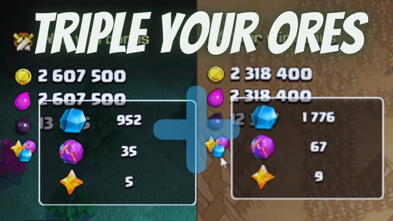 ORES OVERLOAD! SECRET to earn TRIPLE Ores during CWL in COC - YouTube