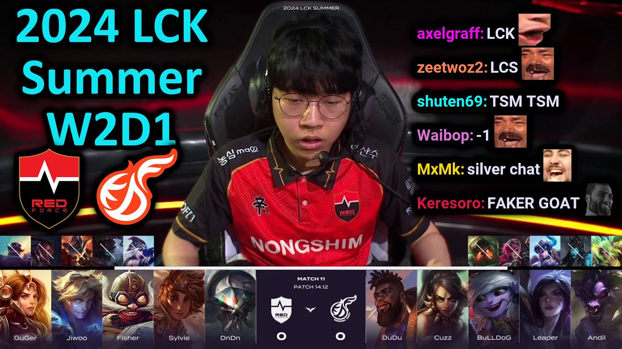 NS vs KDF - Game 1, 2, 3 | 2024 LCK Summer Week 2 Day 1 | Twitch VOD with Chat - YouTube