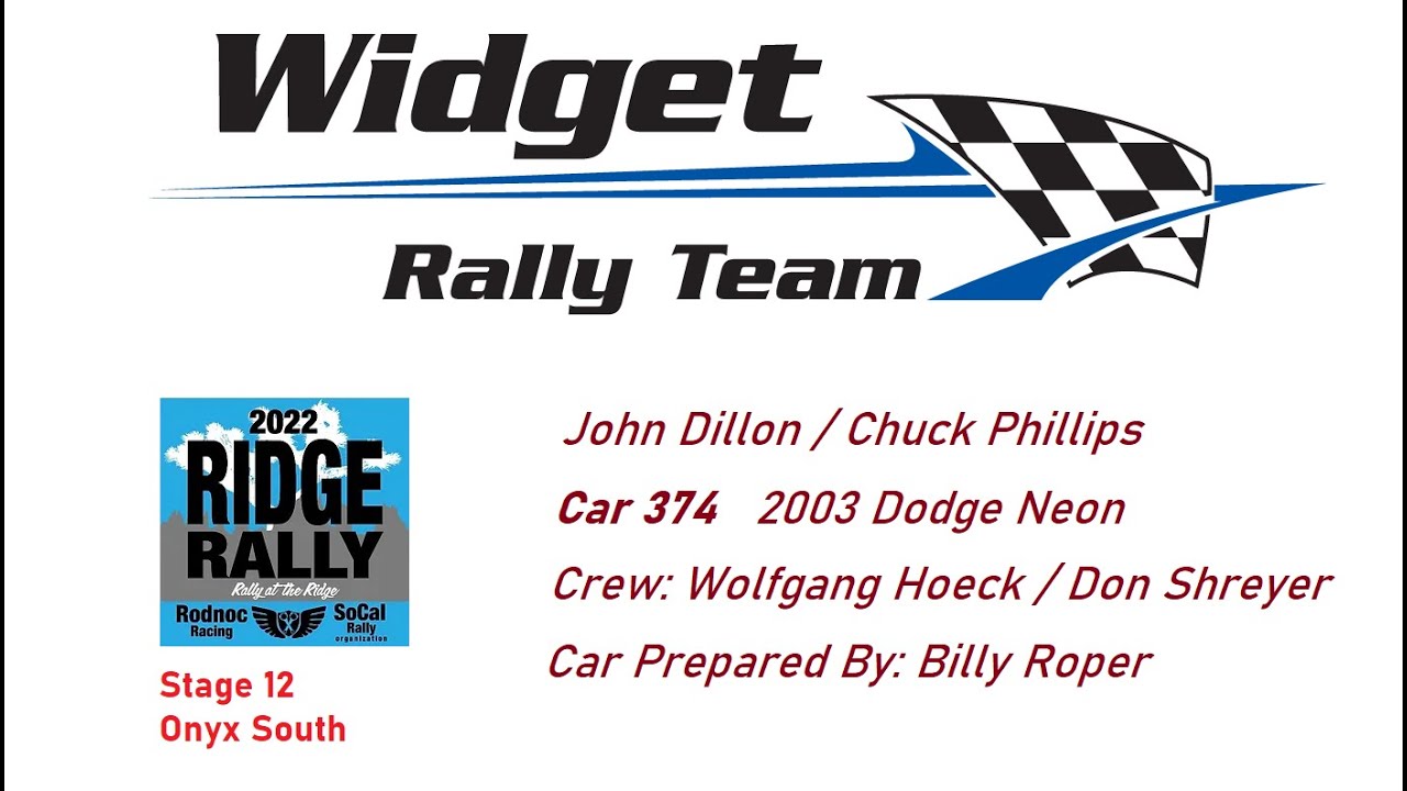 Ridge Rally 2022 - Car 374 - Stage 12 - Onyx South - YouTube