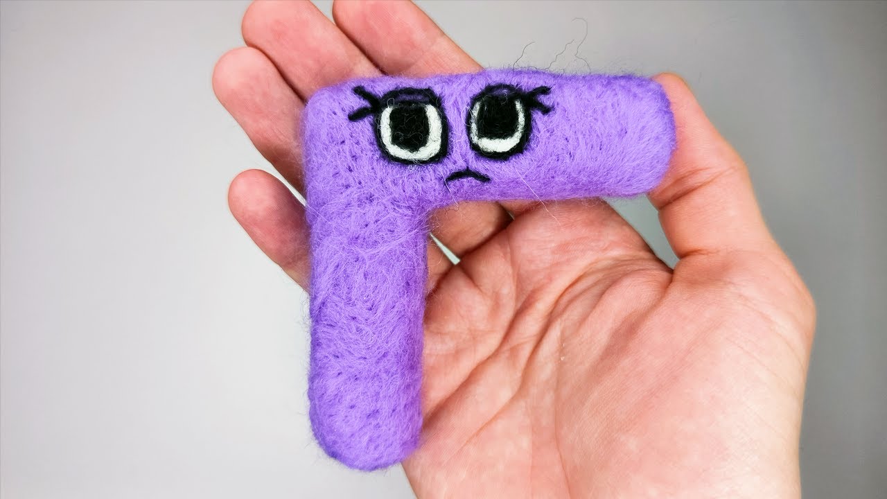 Greek Alphabet Lore Γ (Gamma) Needlefelt Wool Art - YouTube