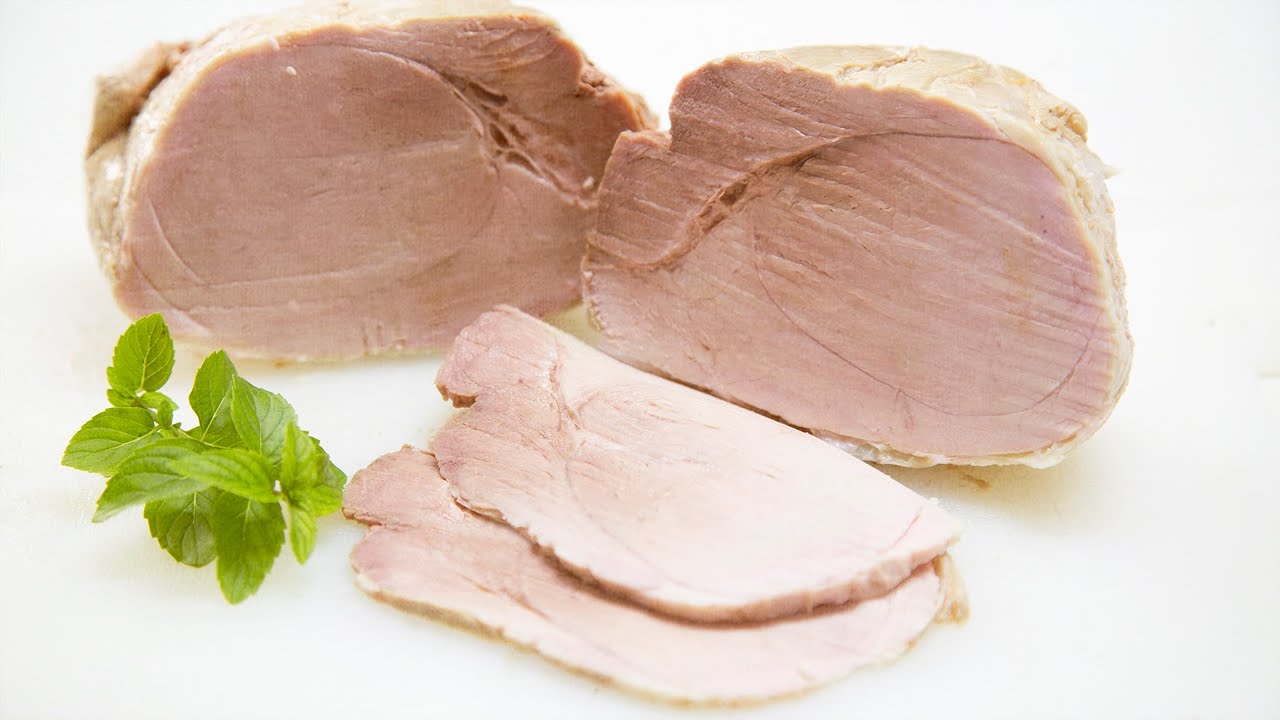 ¡INCREIBLE! JAMÓN de YORK cocido CASERO - YouTube