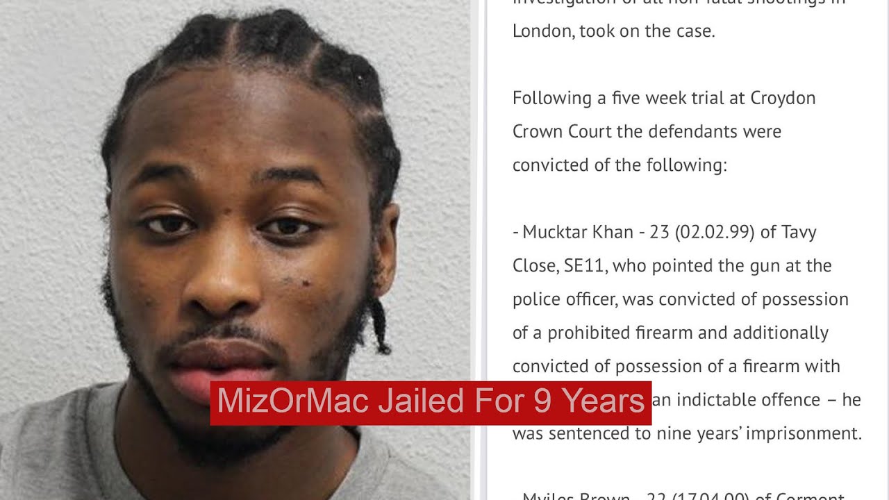 MizOrMac Jailed For 9 Years #news - YouTube