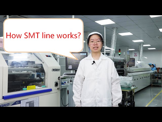 How SMT line works? Watch electronics manufacturing process in our PCB ...
