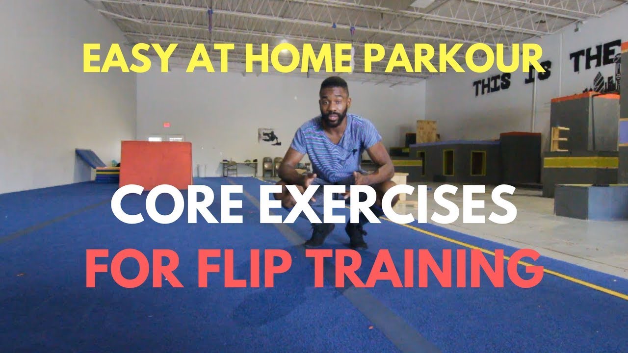 Easy At Home Parkour Core Exercises for Flip Training - YouTube