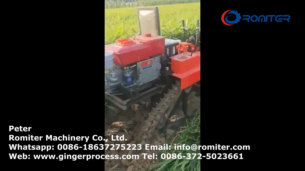 Diesel Engine Type Ginger Harvester Machine 2020 - YouTube