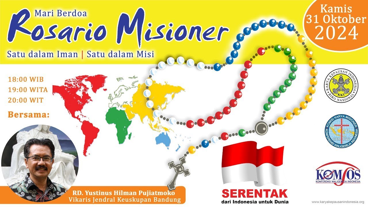ROSARIO MISIONER Hari 31 - Keuskupan Bandung | Rosario Misioner - YouTube