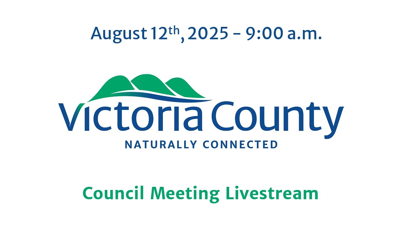 Victoria County Council Meeting - August 12, 2025 - YouTube