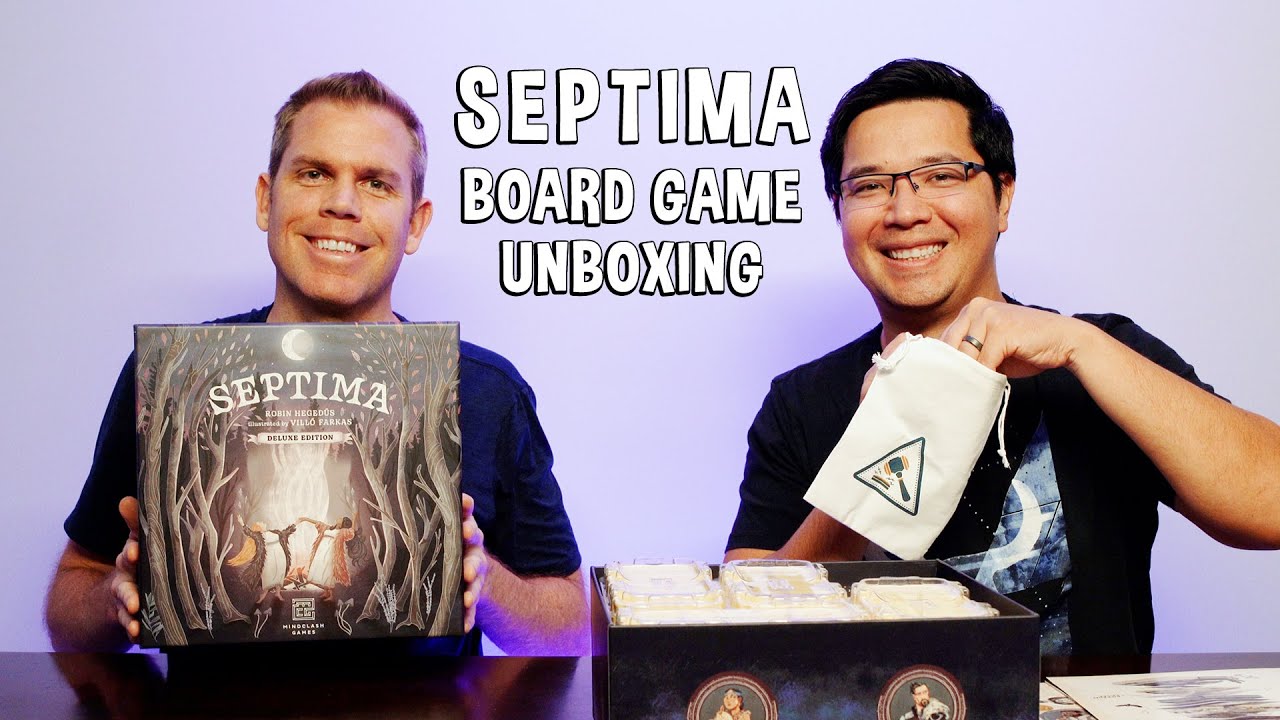 Unboxing Septima - Witch Board Game - YouTube
