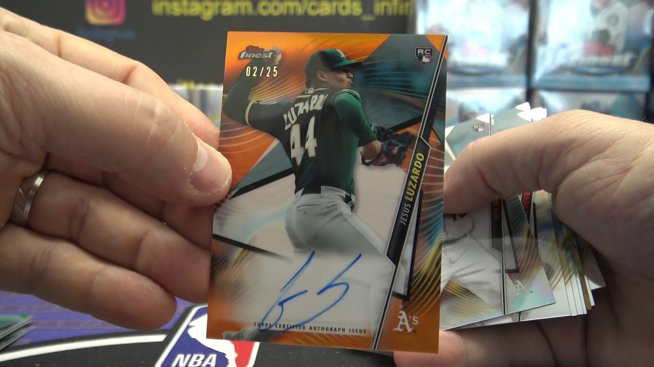 2020 Topps Finest MLB Baseball 4 Box 1/2 Case 'Serial #s' GB # 1 - YouTube