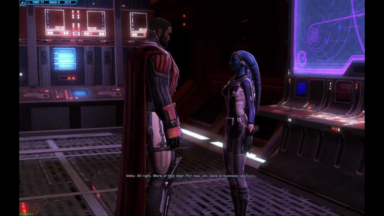 SWTOR - Vette - Like I Want to be Treated - Sith Warrior's First Kiss ...