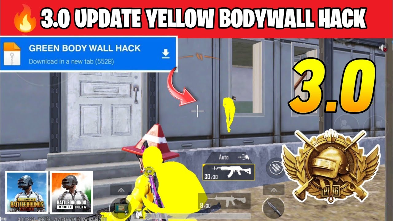 BGMI GREEN BODY CONFIG 3.0 | BGMI GREEN BODY 3.0 | GREEN BODY WALL HACK 3.0 BGMI - YouTube