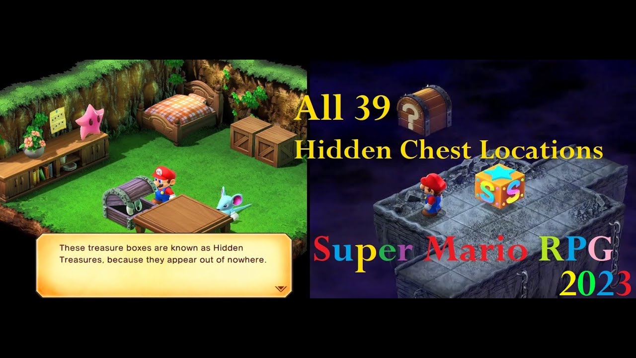 Super Mario RPG 2023-All 39 Hidden Chest Locations [Easy/Concise] - YouTube
