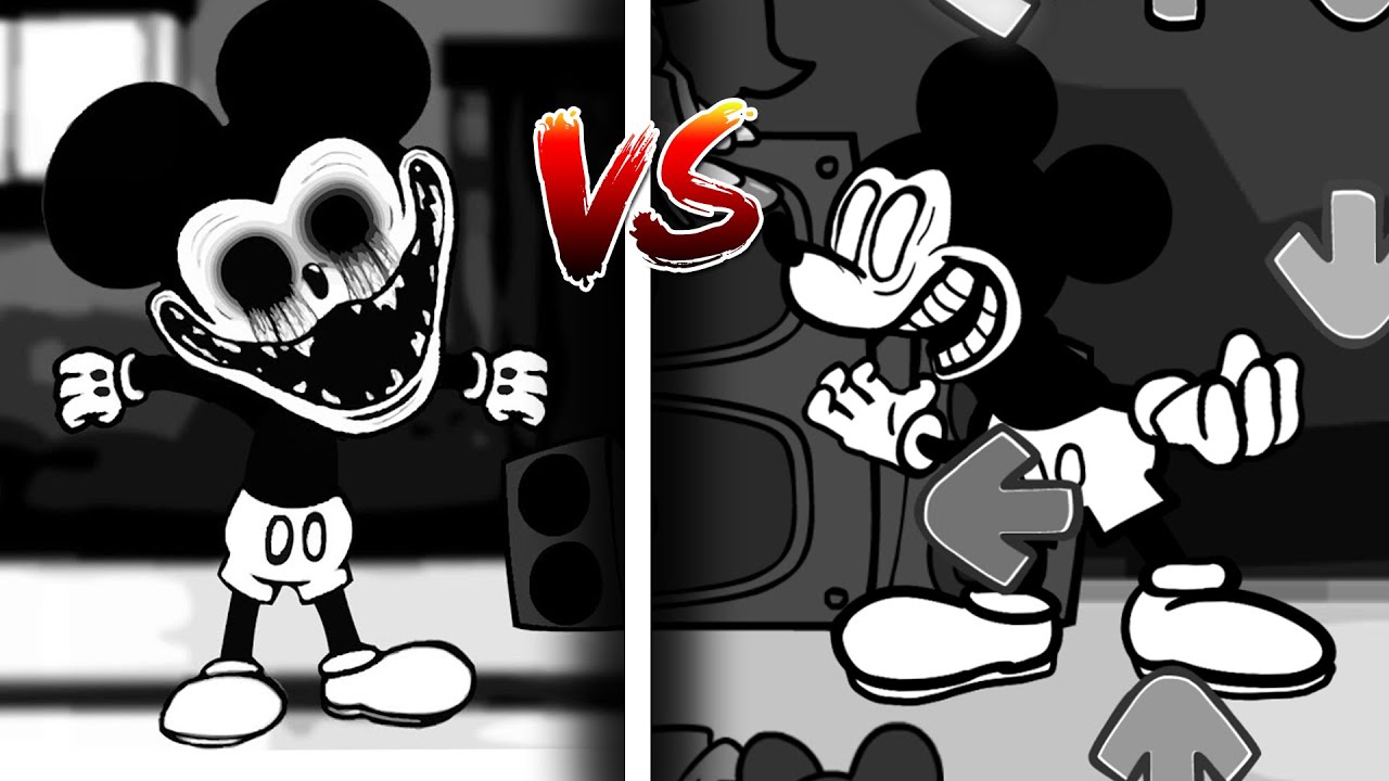 FNF vs Mickey Mouse Mod - Really Happy (Official VS Fanmade) - YouTube