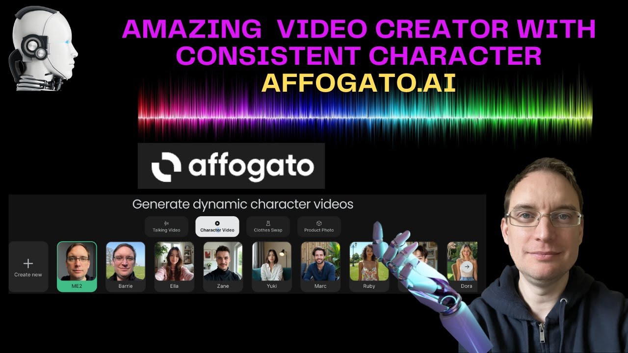 Create Character Videos - Affogato - YouTube
