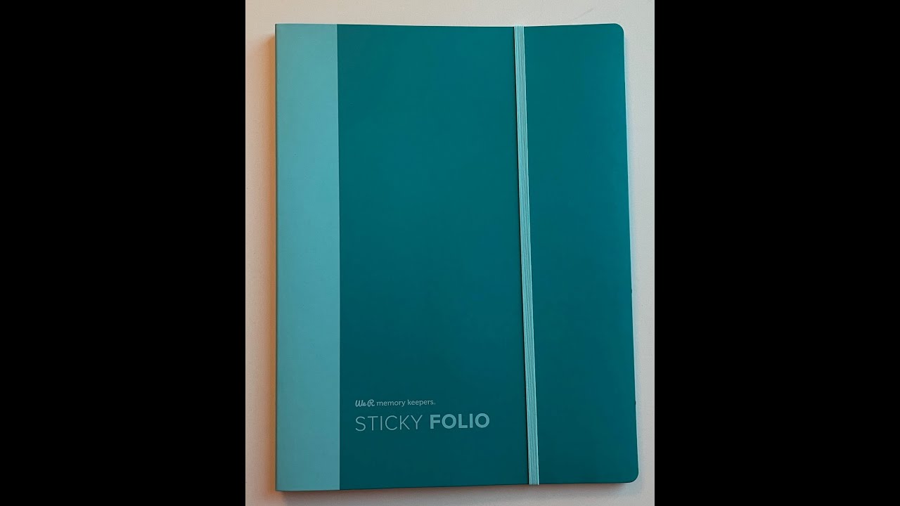 We R Memory Keepers Sticky Folio - YouTube