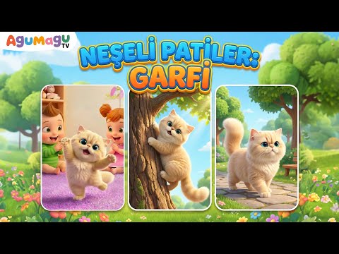 Neşeli Patiler: Garfi ile Dans Et! | Eğlenceli Çocuk Şarkıları | AguMagu TV
