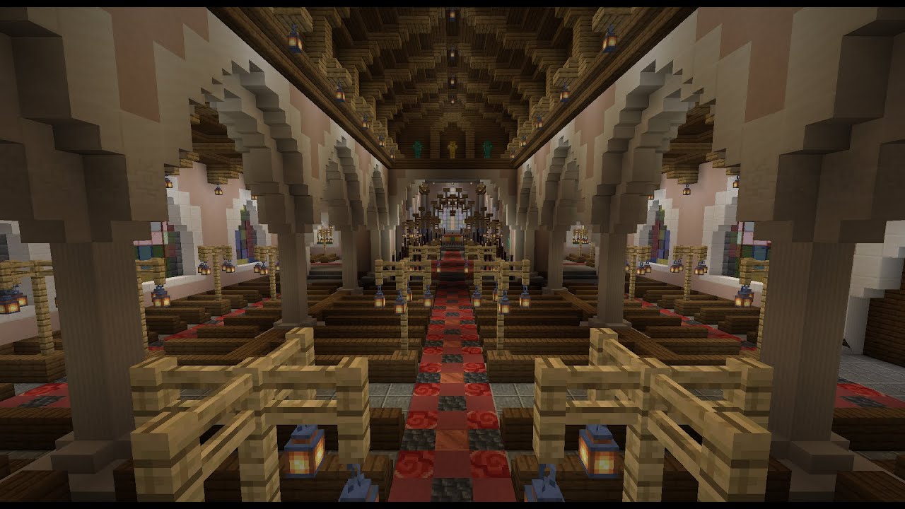 How I Built A Church In Minecraft. 500 Sub Special!!!!! - YouTube