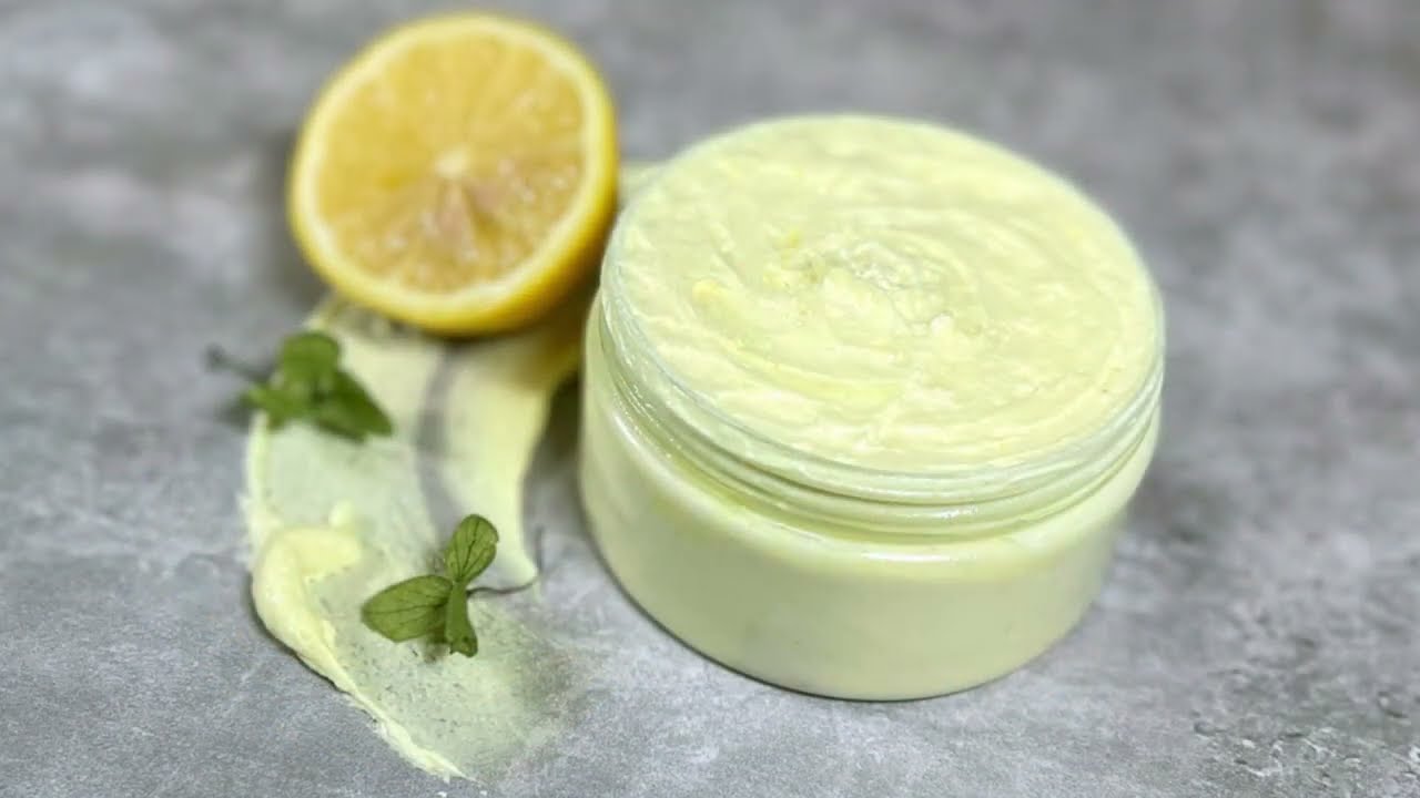Non Greasy Lemon Body Butter Recipe - YouTube