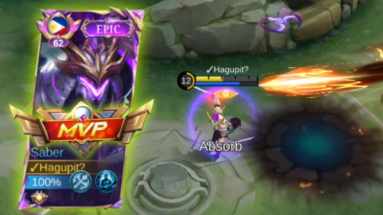 NEW SABER BEST BUILD FOR DAMAGE HACK!!! - Mobile Legends Bang Bang - YouTube