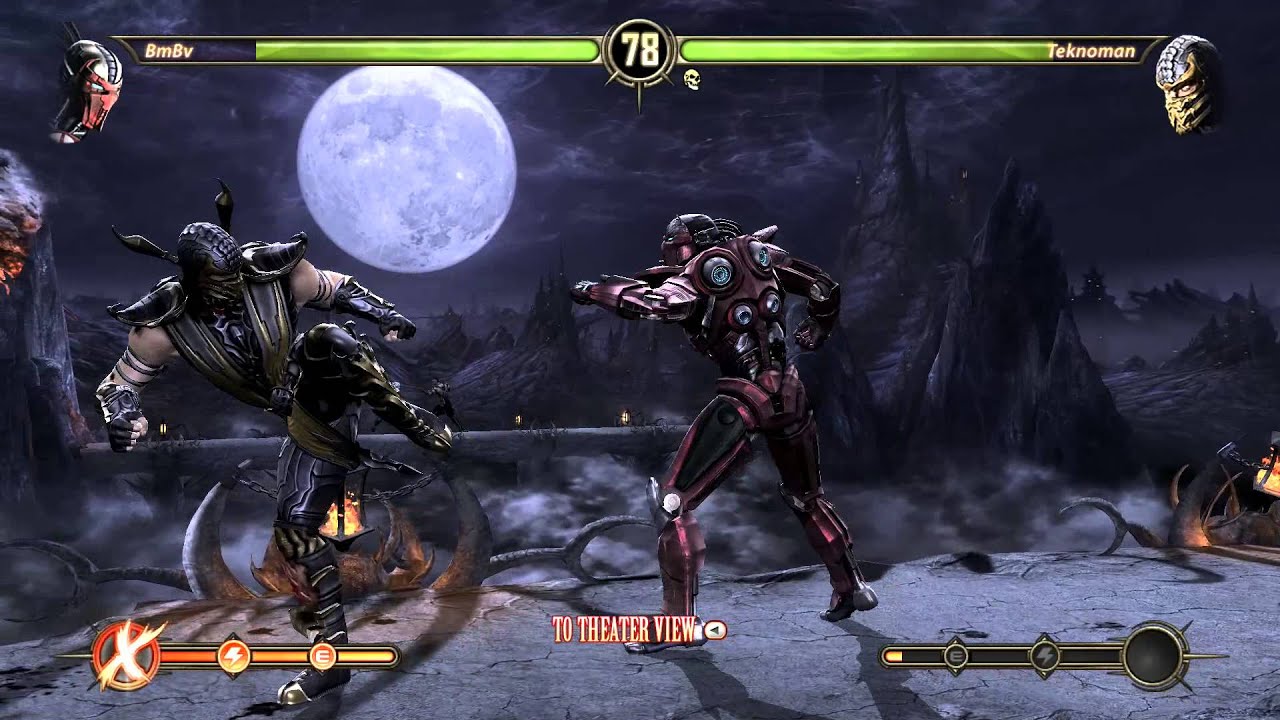 Mortal Kombat Komplete Edition Online Sektor VS Scorpion Fatality 1080P ...