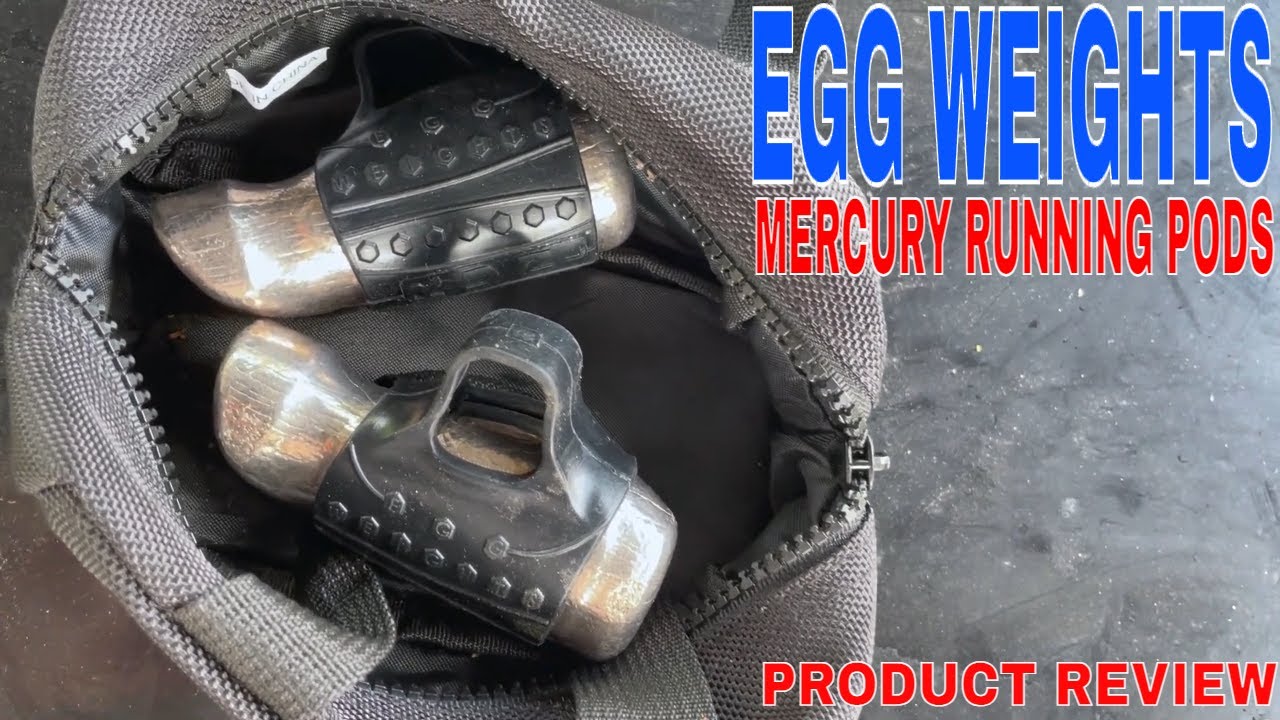 Egg Weights Mercury Running Pods 3.5 lbs Bismuth Hand Weights 🔴 - YouTube