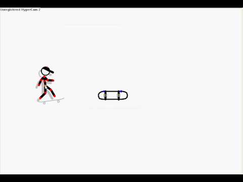 Pivot Stick Figure Animations: Skateboardong pivot, Kickflip | Stick ...
