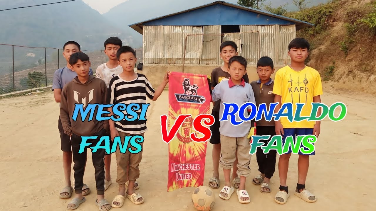 messi fans vs ronaldo fans 1 match 😯 - YouTube