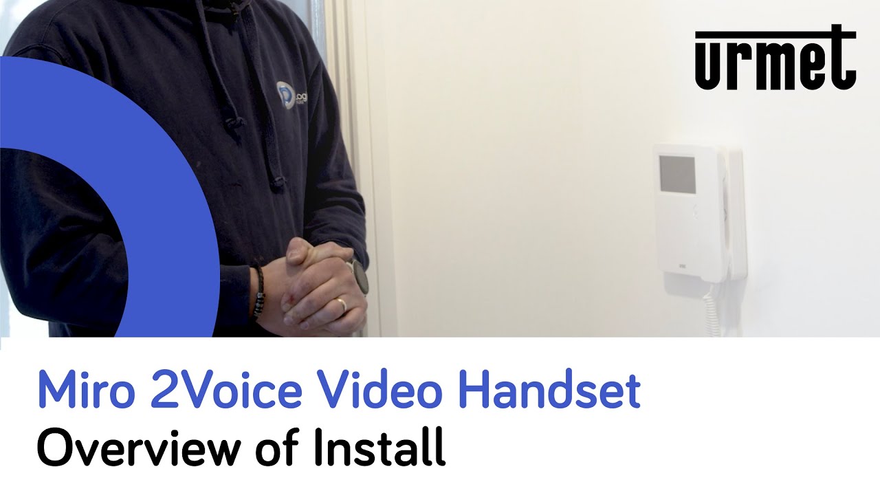 Urmet Miro Video Handset - Overview of Install - YouTube