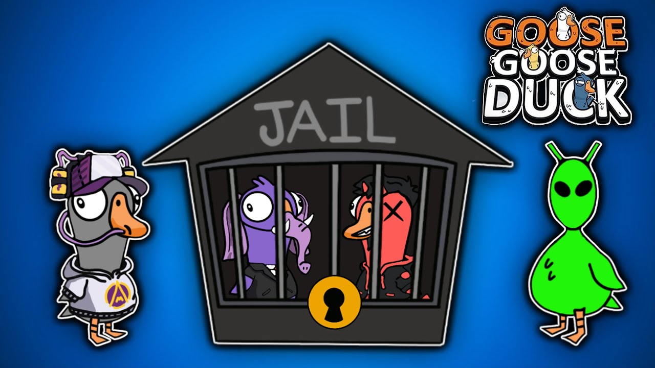NEW MAP - THROWING MY FRIENDS IN SPACE JAIL! | Goose Goose Duck (ft ...