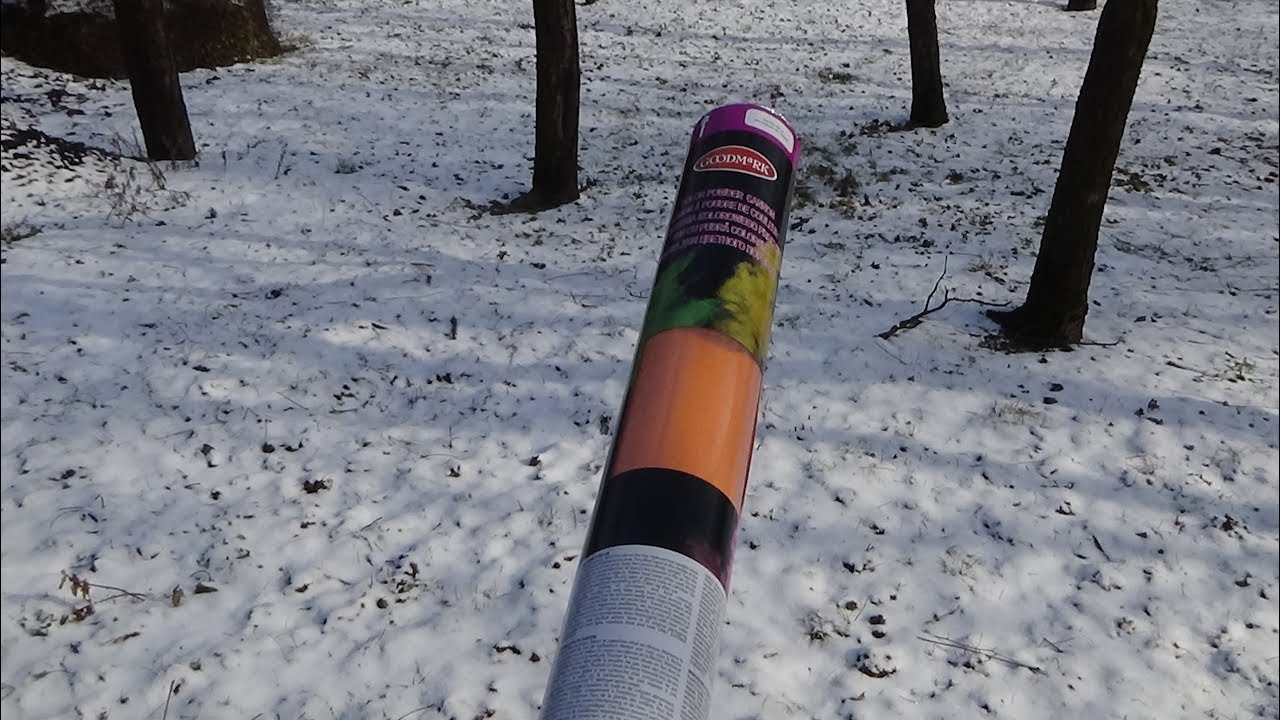Tun cu Praf Colorat - Colour Powder Cannon - YouTube