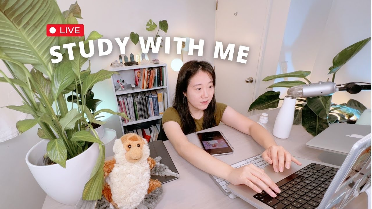 🌷Study With Me Liveㅣ60/10ㅣ6 Sessionsㅣ6 hoursㅣDo you ever go out on a ...