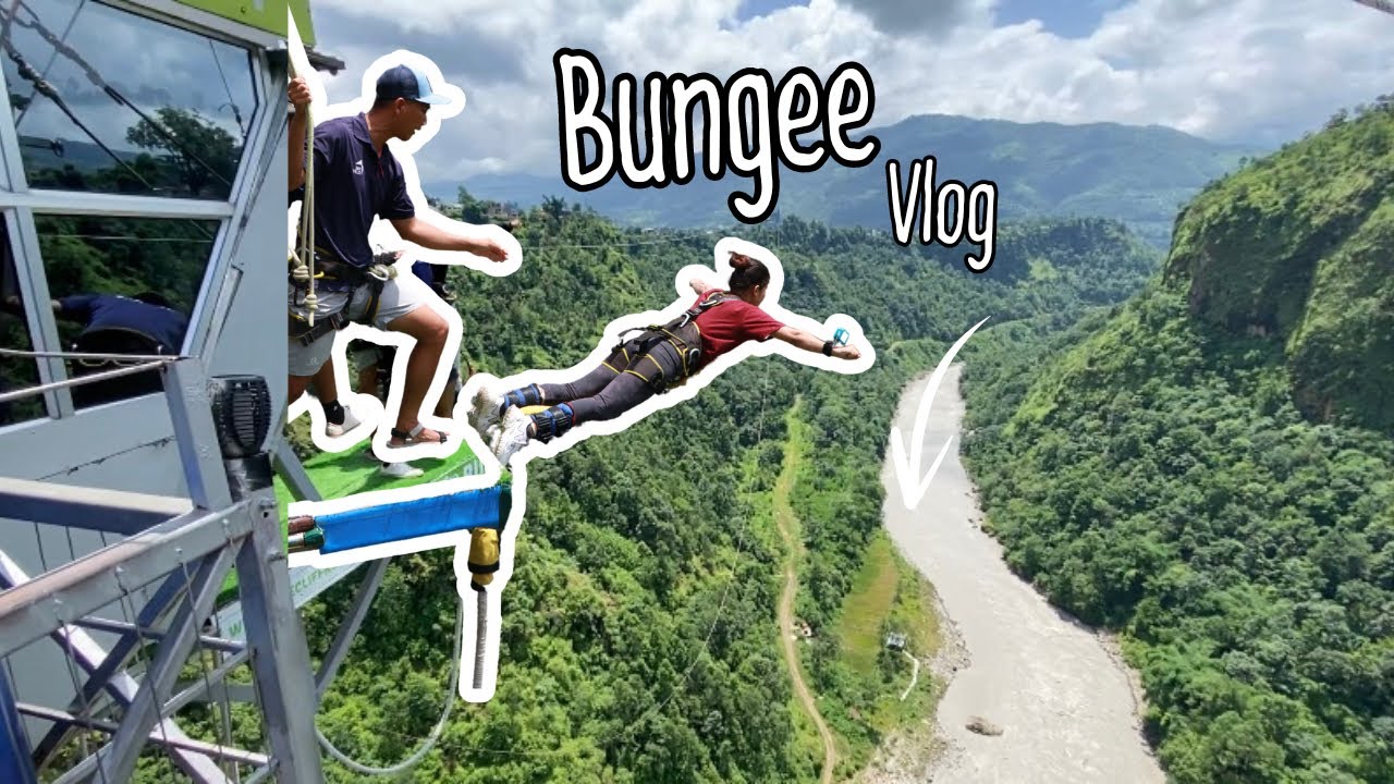 World 2nd highest Bungee Jump || The Cliff || kushma - YouTube
