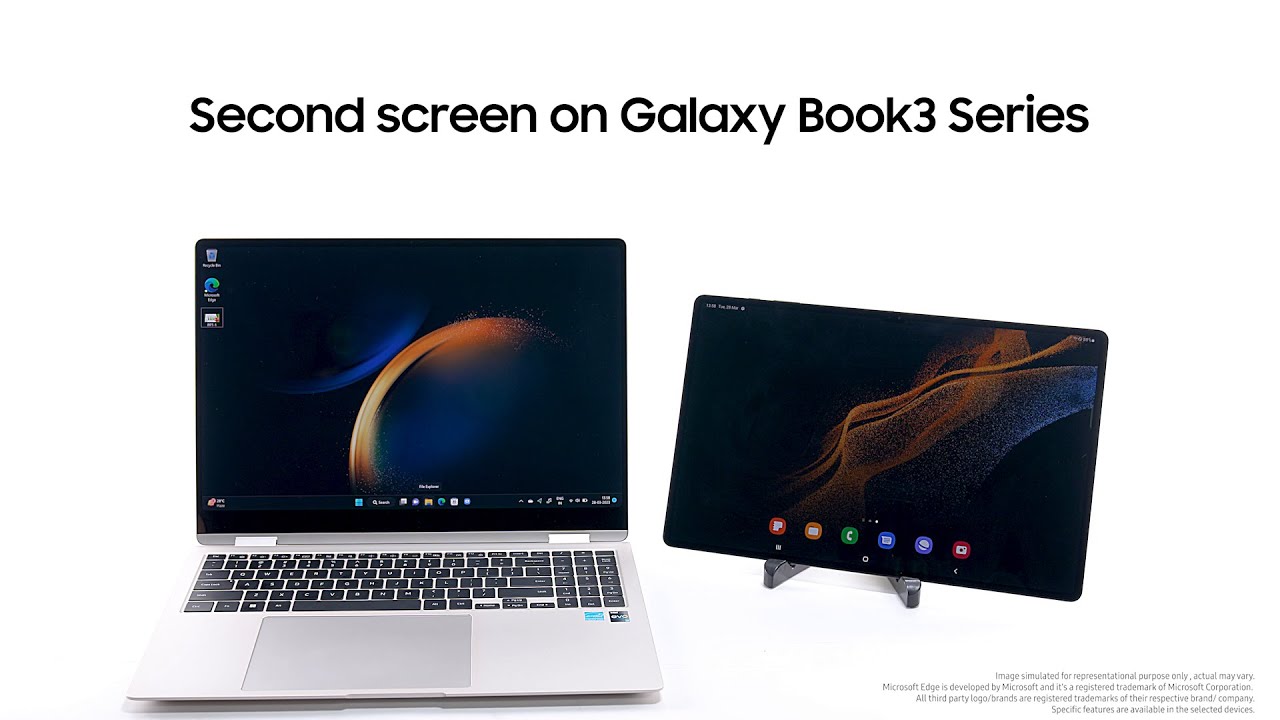 Galaxy Book3 Series | Second Screen | Samsung - YouTube
