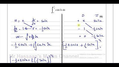 A2 MATHS P4 - Integration by Parts (DI Method) - YouTube