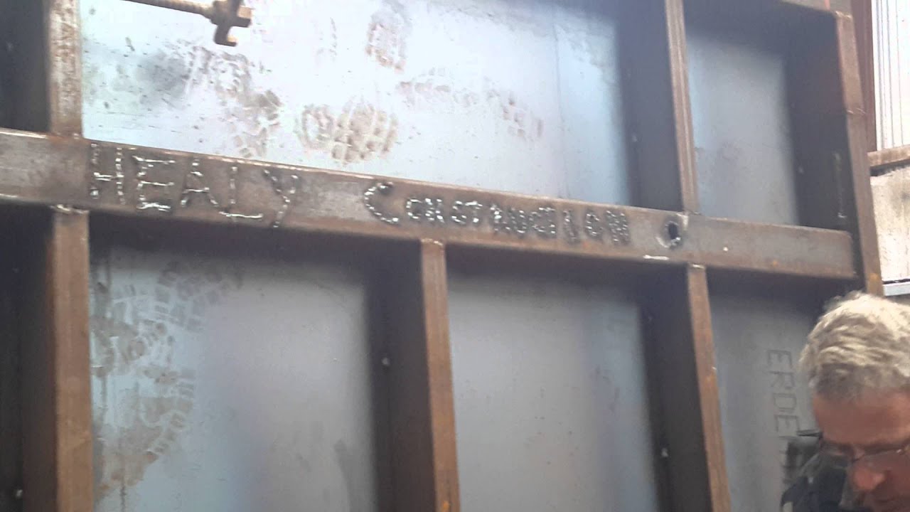 Making new formwork pans ! 5.4metres long - YouTube