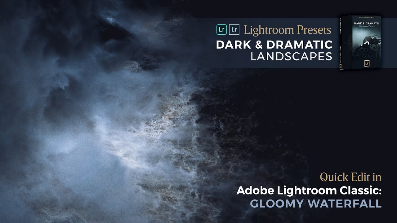 Quick Edit of a Dark and Gloomy Waterfall Photo in Lightroom Classic ...