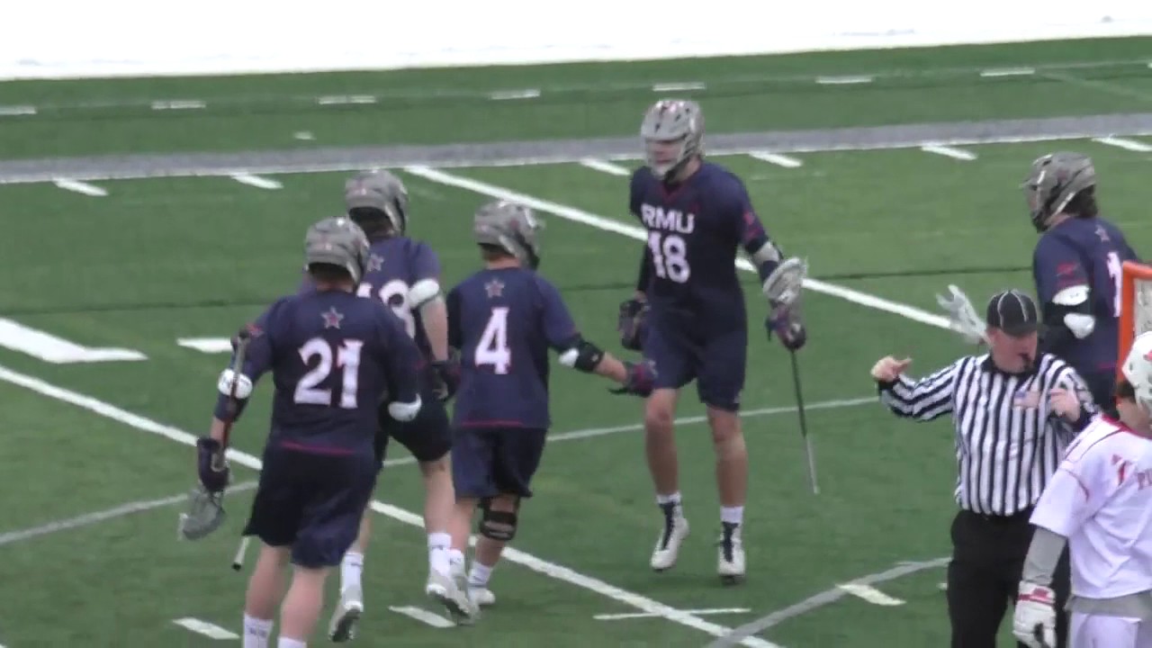 RMU vs Sacred Heart - Men's Lacrosse Highlights - YouTube