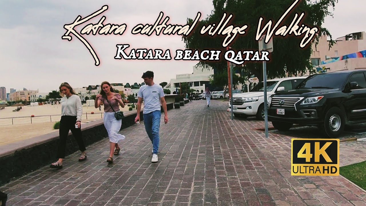 katara cultural village | katara Qatar | Katara beach walking | 4k ...