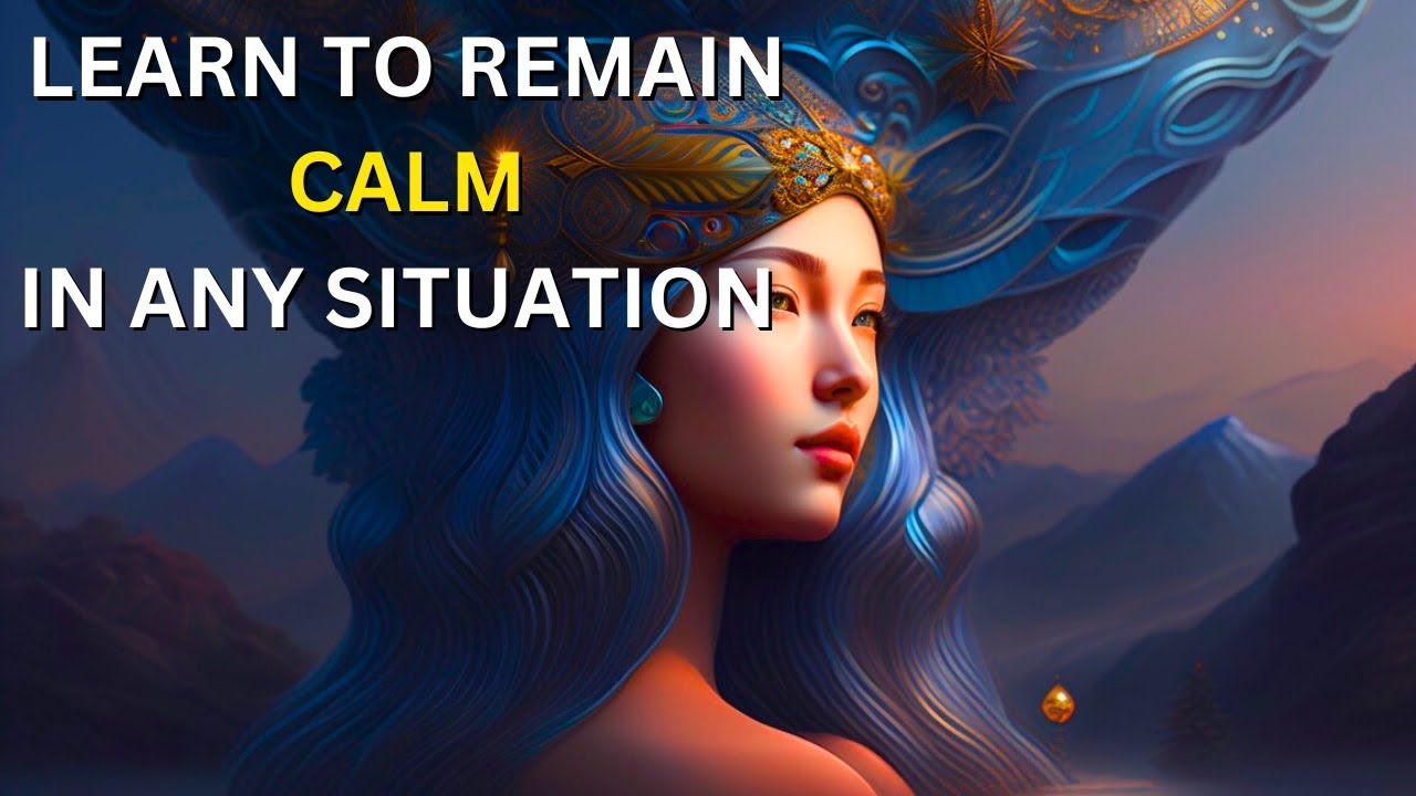 Learn To Remain Calm In Any Situation - YouTube