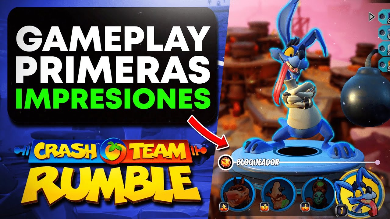 RIPPER ROO GAMEPLAY CRASH TEAM RUMBLE | PRIMERAS IMPRESIONES - YouTube