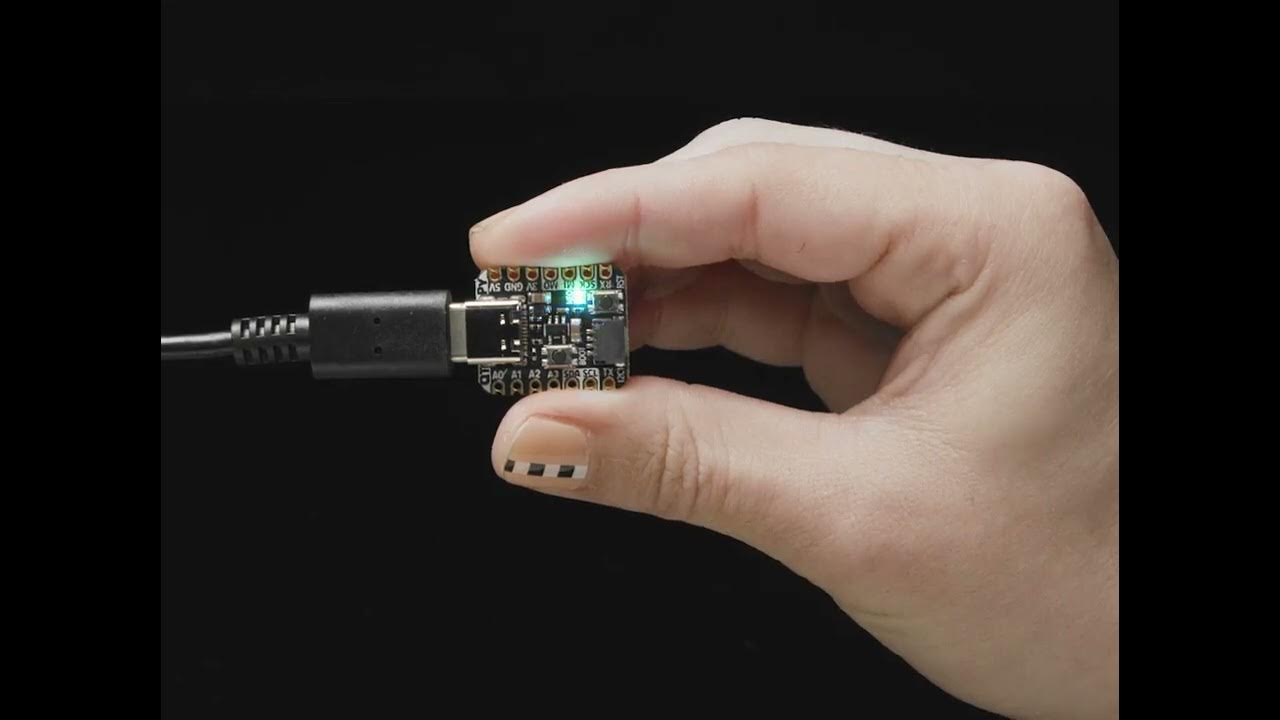 Adafruit QT Py RP2040 - YouTube