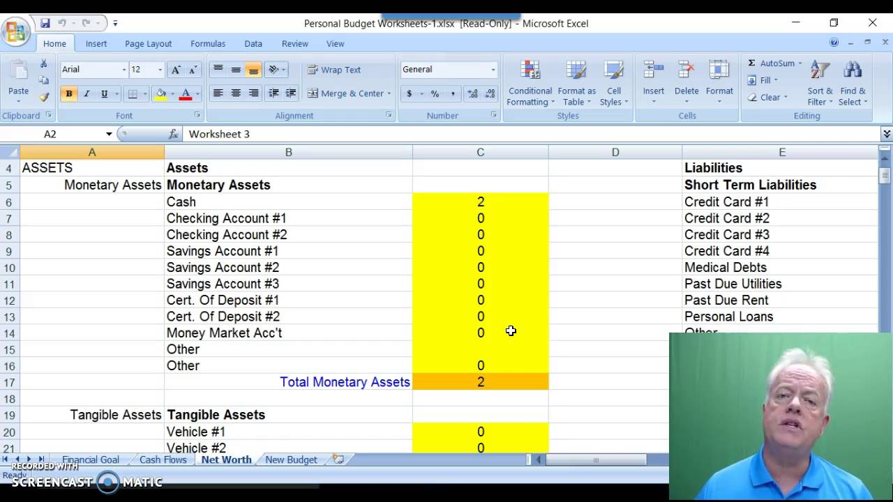 Personal Budget Video - YouTube