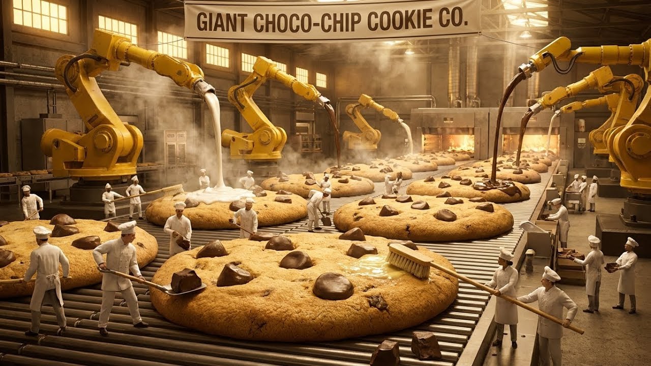 Inside a Cookie Factory | From Raw Dough to Perfect Cookies Full ...