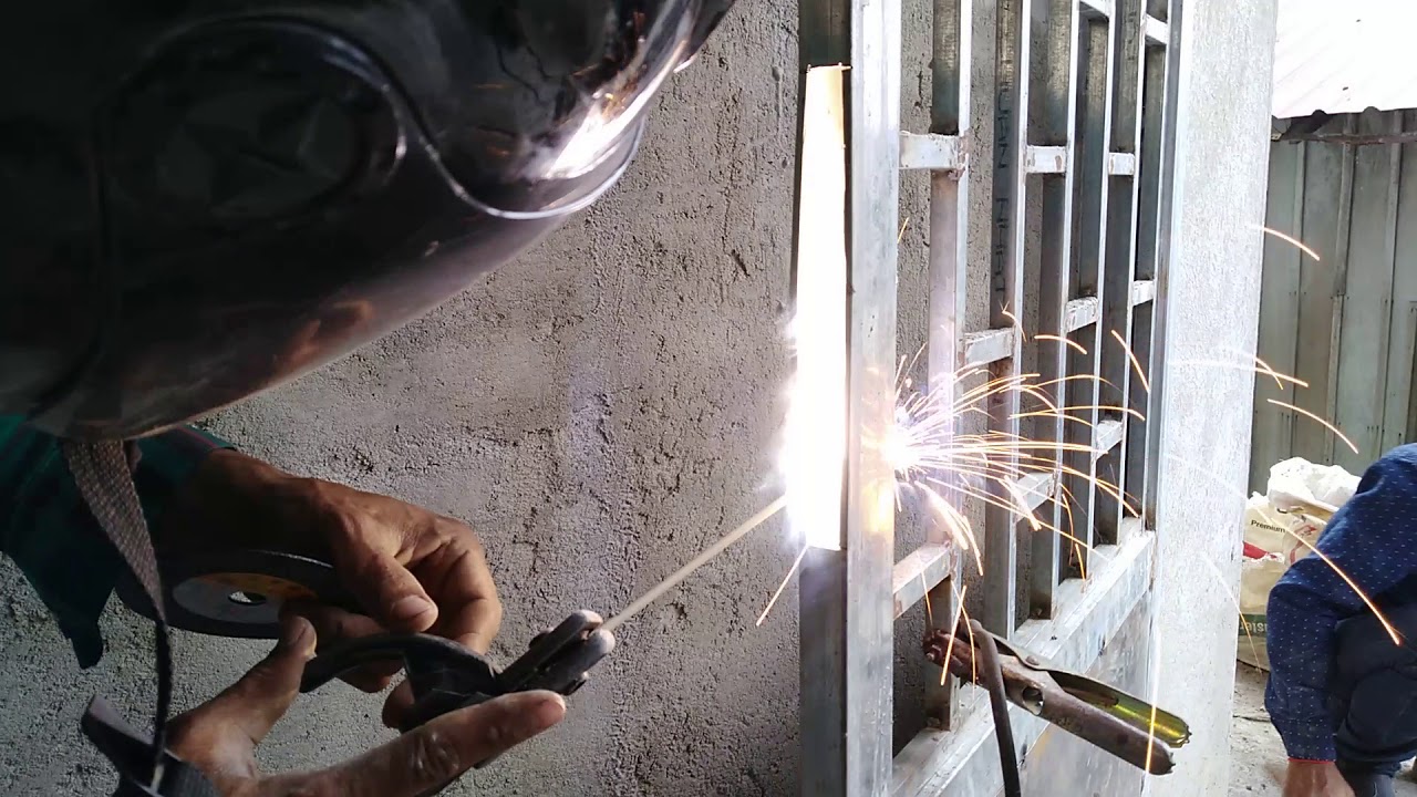 Iron cutting of working with a hand motor is outstanding #4 - YouTube