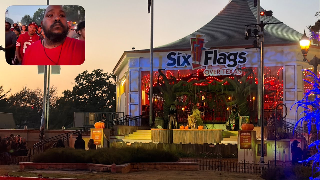 My final day at Six Flags Over Texas Fright Fest 2025 - YouTube