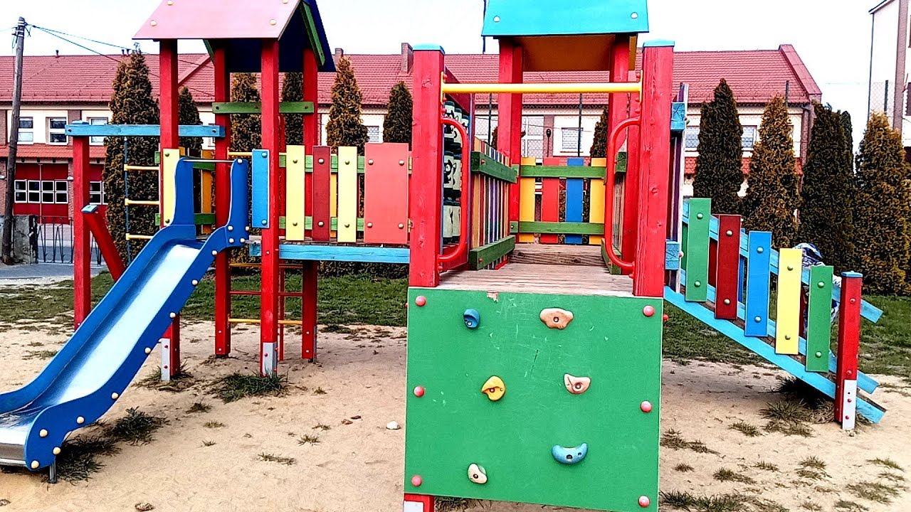 Niko at Outdoor Playground and Activities Gimnastic Park - YouTube